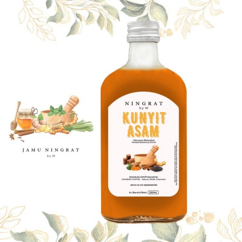 Gambino Coffee | Herbal Drink | JAMU NINGRAT BY W KUNYIT ASAM